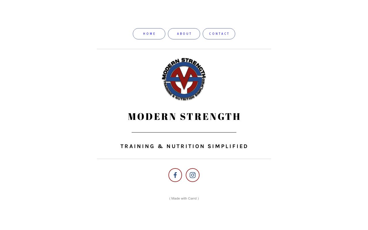 Modern Strength